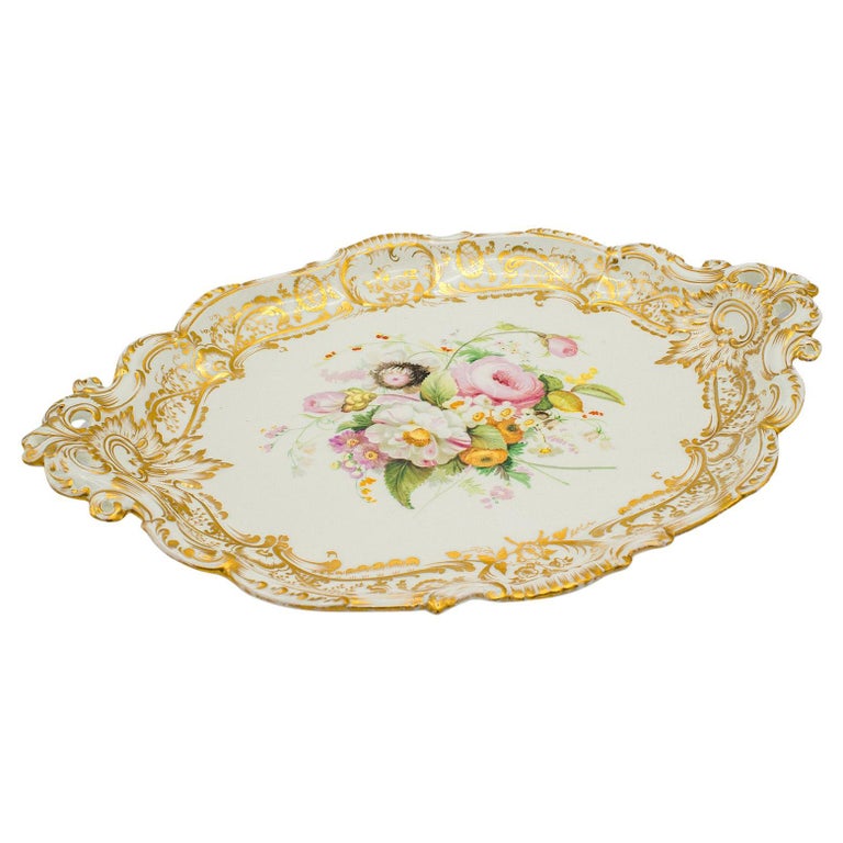 Antique Decorative Platter, English, Ceramic, Serving Dish, Late ...