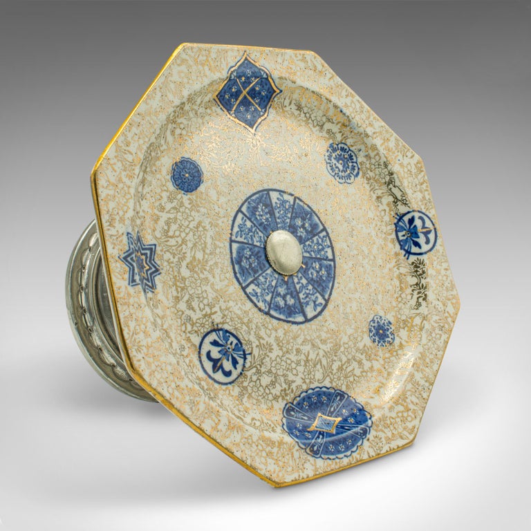 Antique Decorative Serving Set, English, Ceramic, Cake Stand, Bon Bon ...