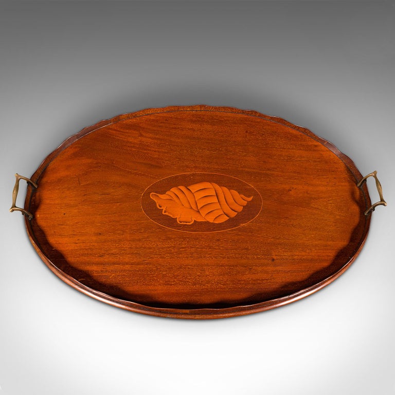 Antique Decorative Serving Tray, English, Inlaid, Afternoon Tea ...