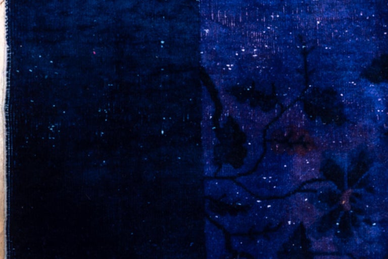 Antique Deep Blue Chinese Overdye For Sale at 1stDibs