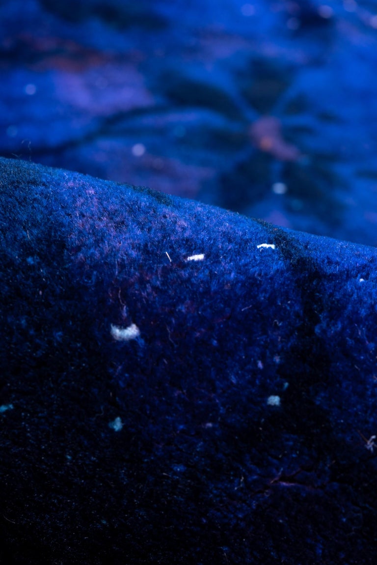 Antique Deep Blue Chinese Overdye For Sale at 1stDibs