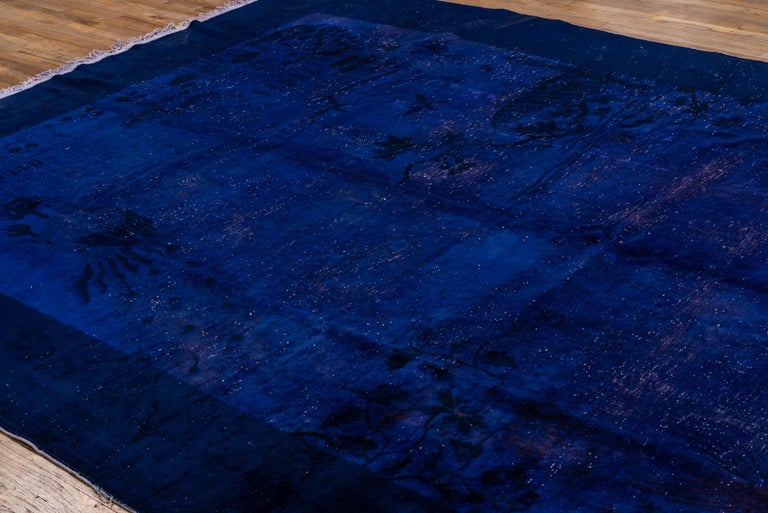 Antique Deep Blue Chinese Overdye For Sale at 1stDibs