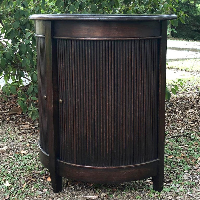 Antique Demilune Cabinet, Console at 1stDibs