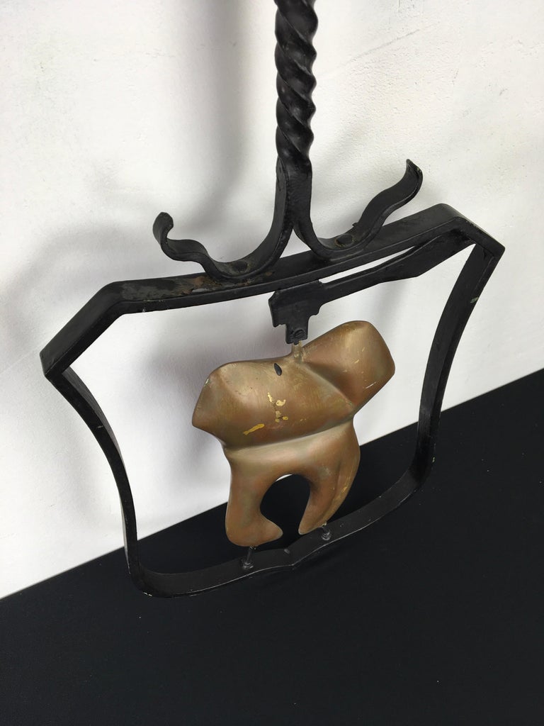 Antique Dentist Sign with Tooth at 1stDibs