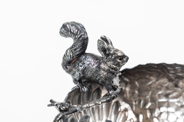 Antique Derby Victorian Silver Plate Squirrel Nut Dish at 1stDibs ...
