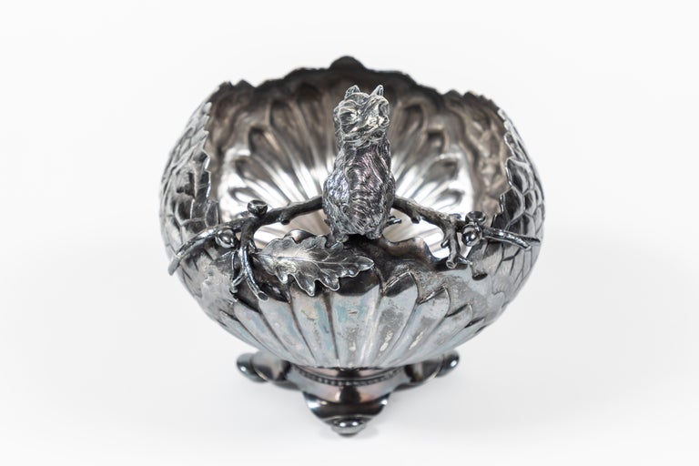 Antique Derby Victorian Silver Plate Squirrel Nut Dish at 1stDibs ...