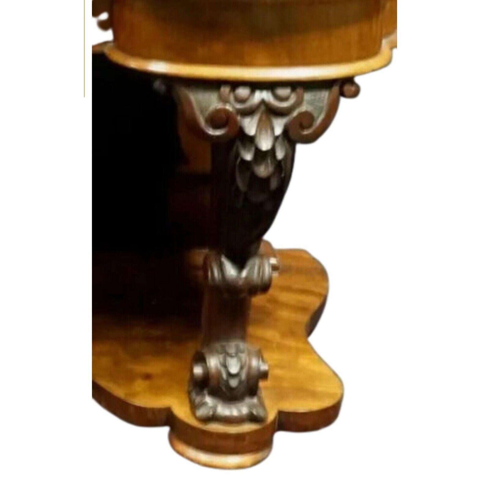 Antique Desk, Carved, Empire, Tooled Leather Top, Elegant, 19th C ...