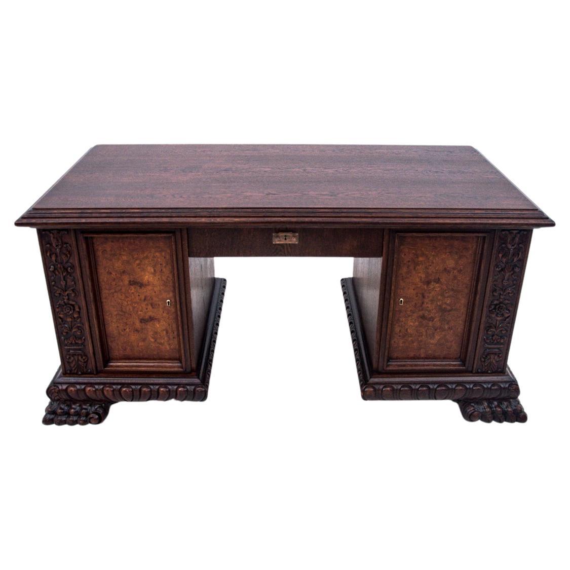 Desk on lion legs, Western Europe, circa 1920. For Sale at 1stDibs