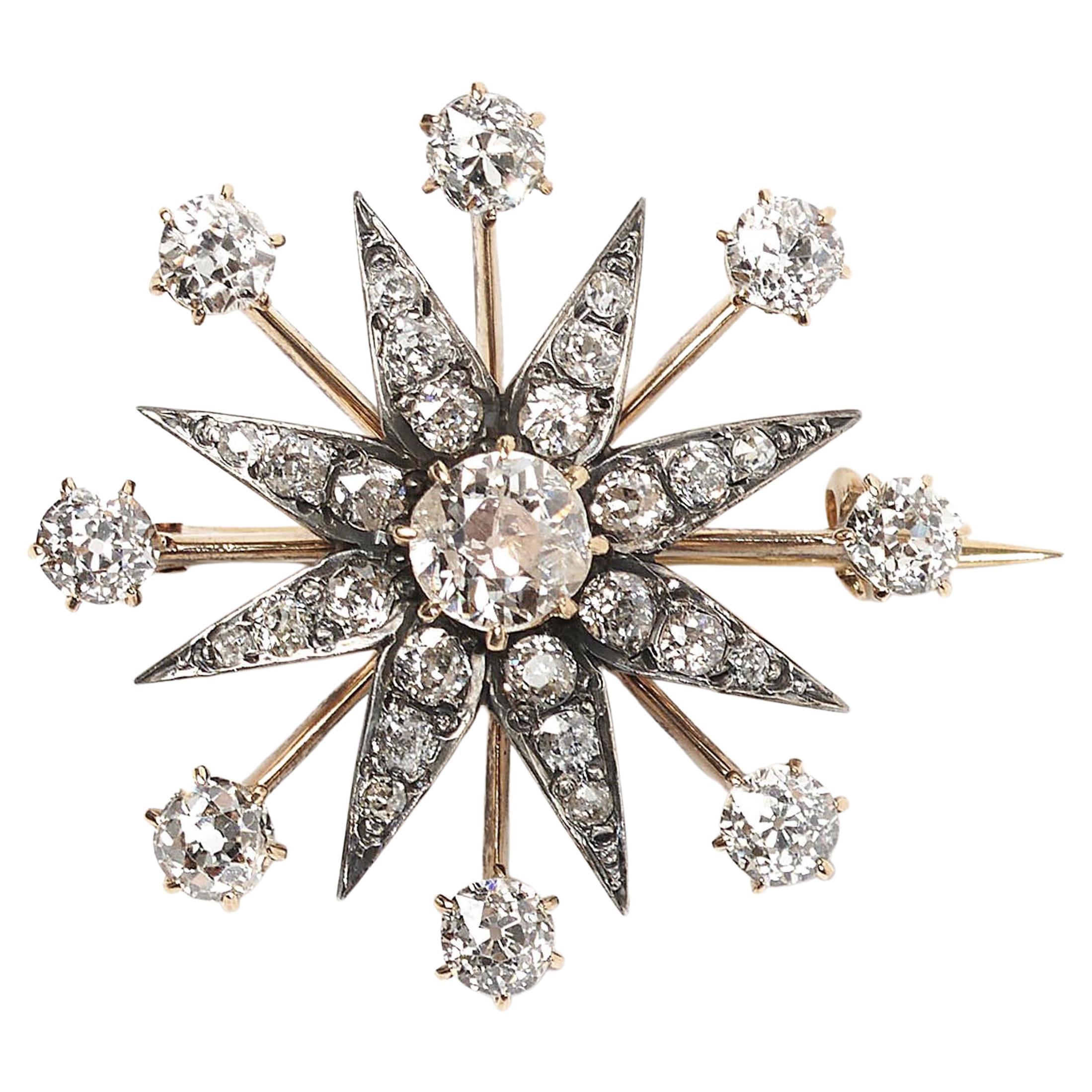 Antique Diamond Star Tiara, circa 1850 at 1stDibs | gold star tiara ...