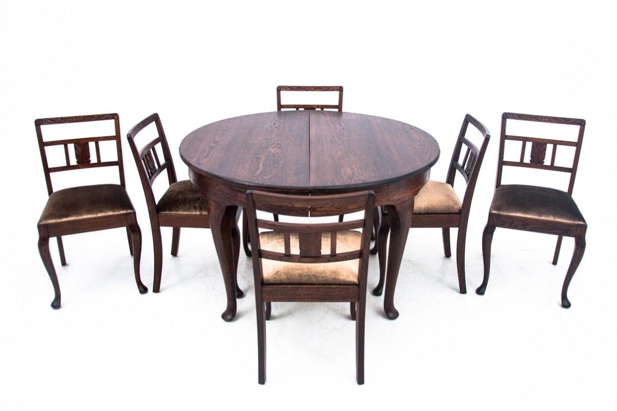 Antique Dining Room Set, Western Europe, circa 1900, Renovated For Sale ...