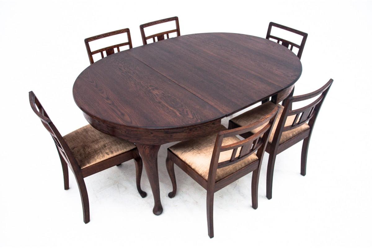 Antique Dining Room Set, Western Europe, circa 1900, Renovated For Sale ...