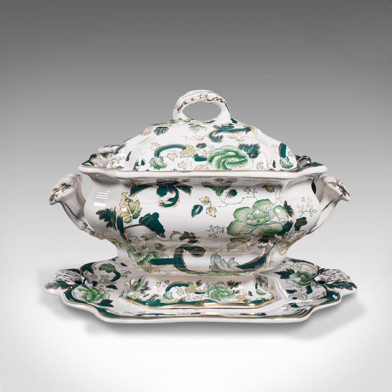 Antique Dinner Service Set, English, Ceramic Tureen, Tray, Pot, Jug ...