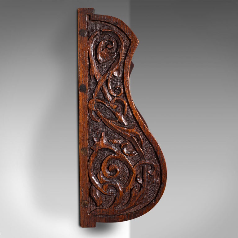 Antique Display Rack, English, Oak, Kitchen, Hallway, Wall Shelf ...