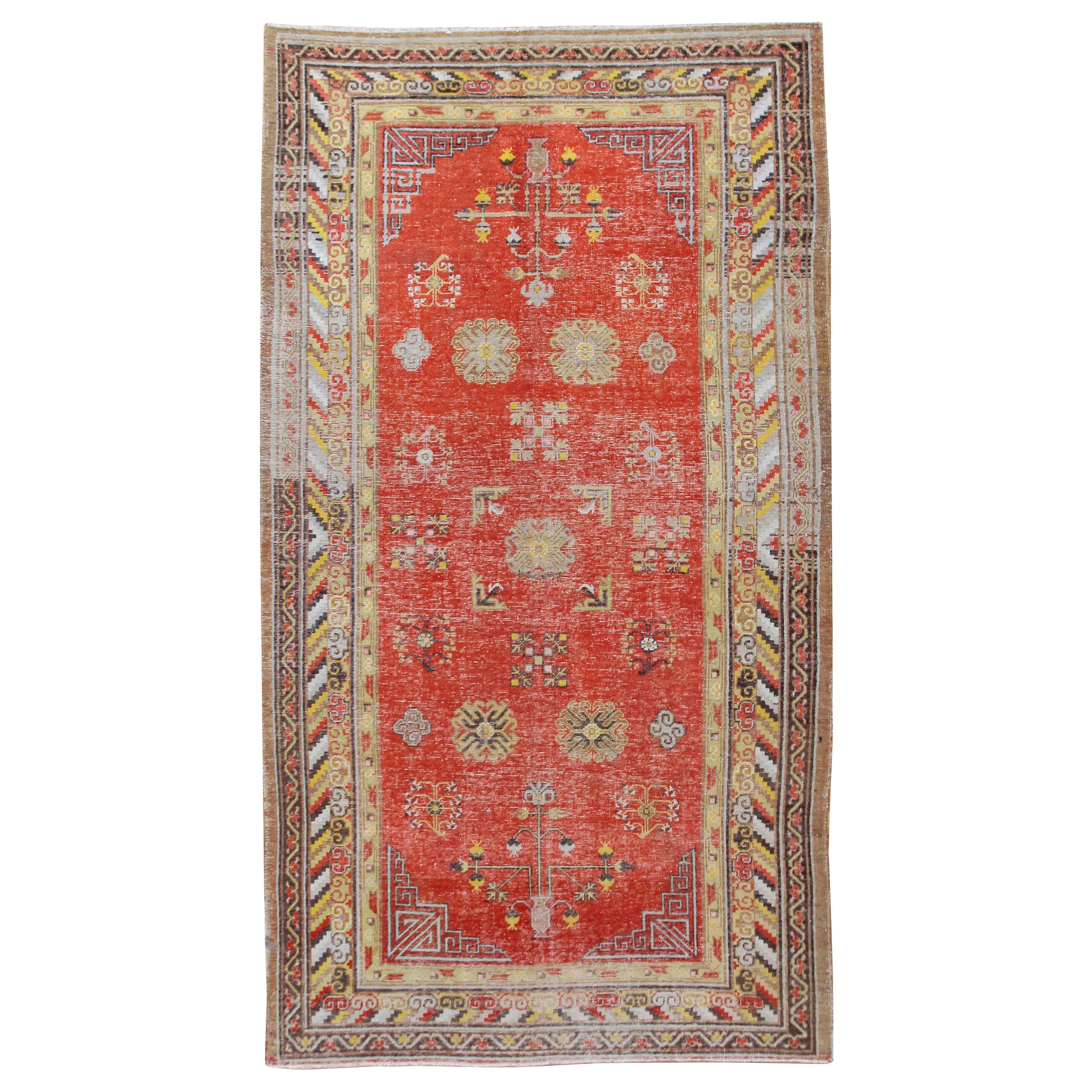 Antique Khotan Samarkand Rug 4'6 x 6'6 For Sale at 1stDibs