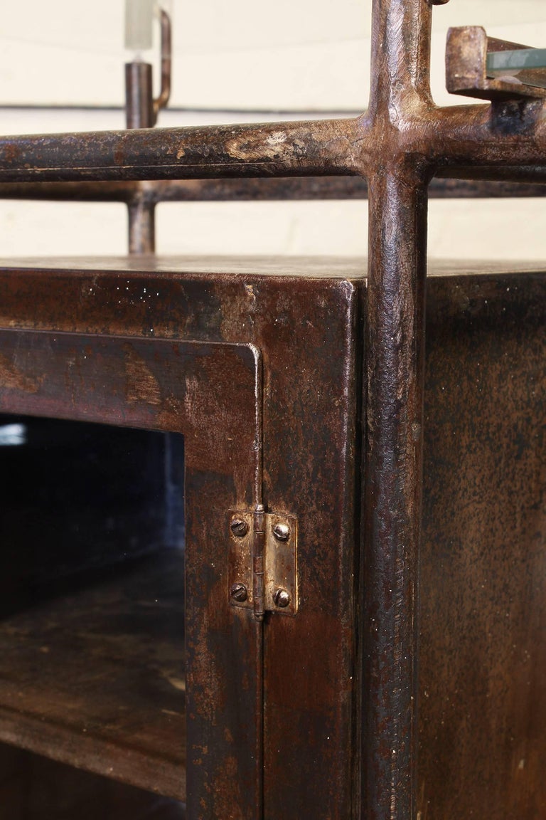 Antique Distressed Medical Storage Cabinet at 1stDibs | antique storage ...