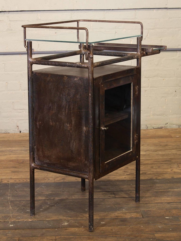 Antique Distressed Medical Storage Cabinet at 1stDibs | antique storage ...
