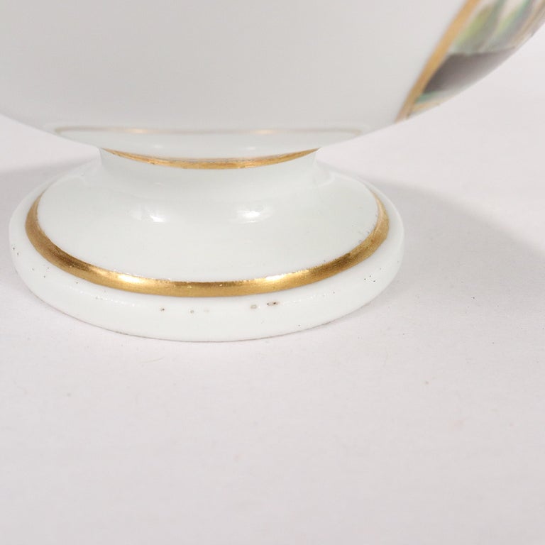 Antique Doccia Porcelain Italian Neoclassical Topographical Waste Bowl ...