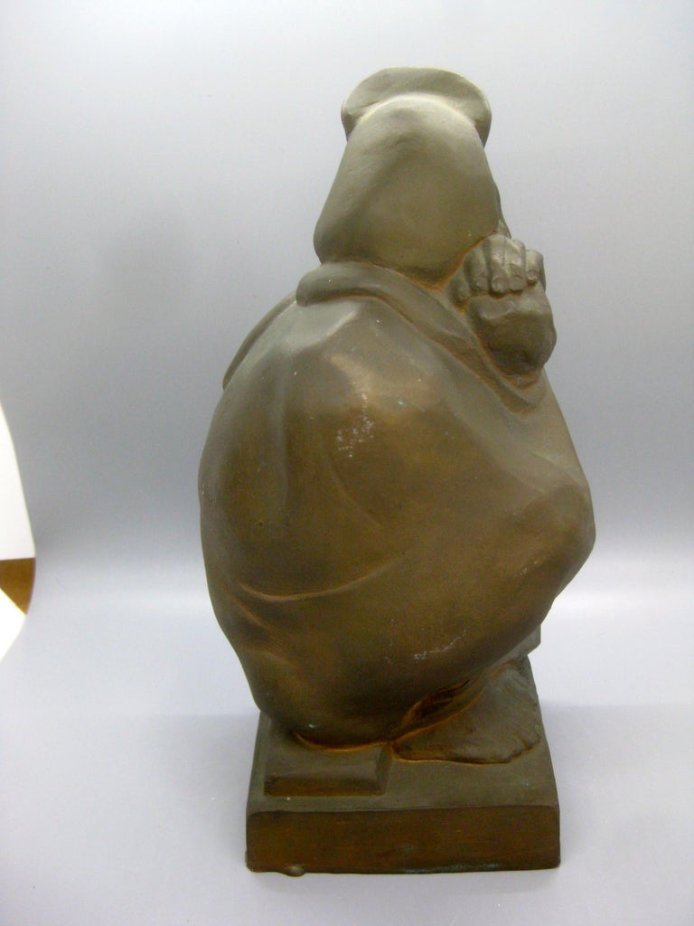 Antique Donal Hord WPA San Diego California Montezuma Aztec Bronze ...