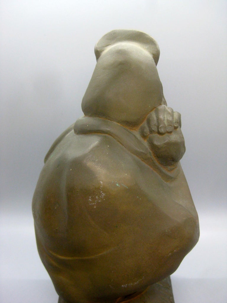 Antique Donal Hord WPA San Diego California Montezuma Aztec Bronze ...