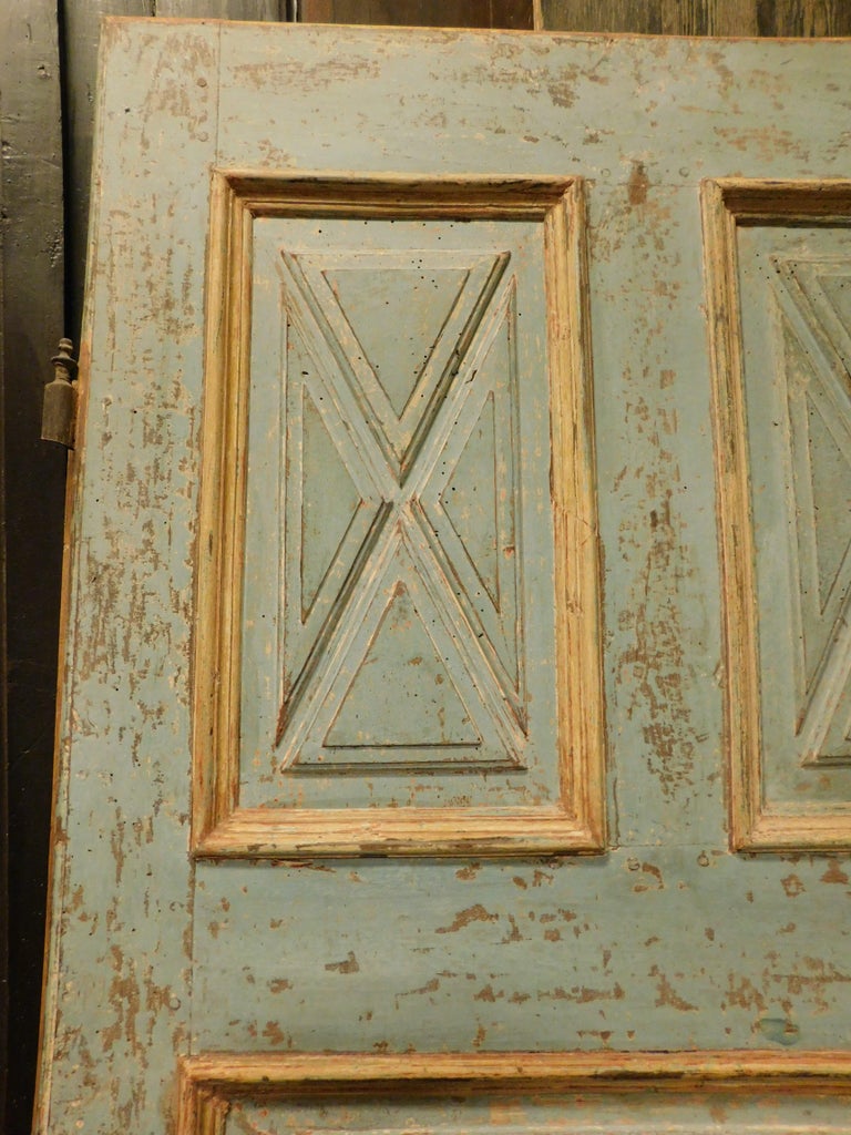 Antique Door, Carved and Lacquered on Walnut Wood, 18th Century Italy ...