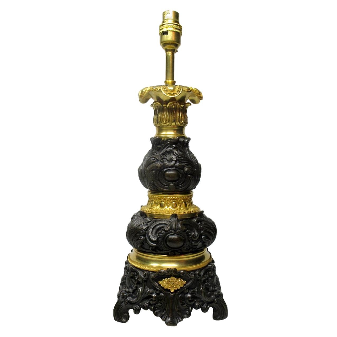 Antique Dore Gilt Bronze Neoclassical Ormolu Table Oil Lamp French ...