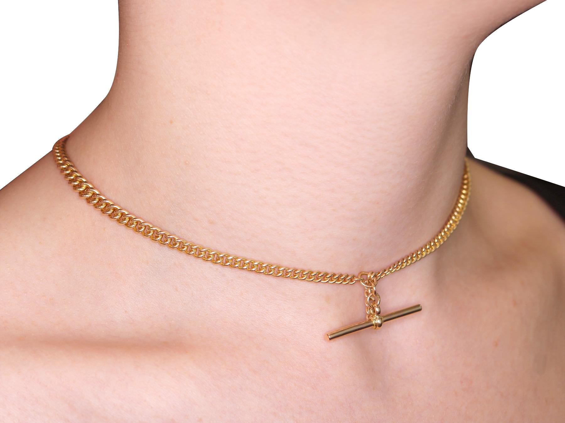 Antique Double Albert Watch Chain in Yellow Gold at 1stDibs