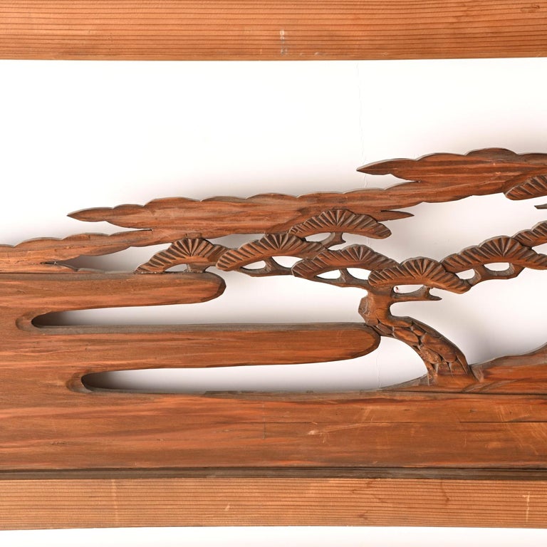 Antique Double Sided Japanese Ranma Transom Panels - a Pair For Sale at ...