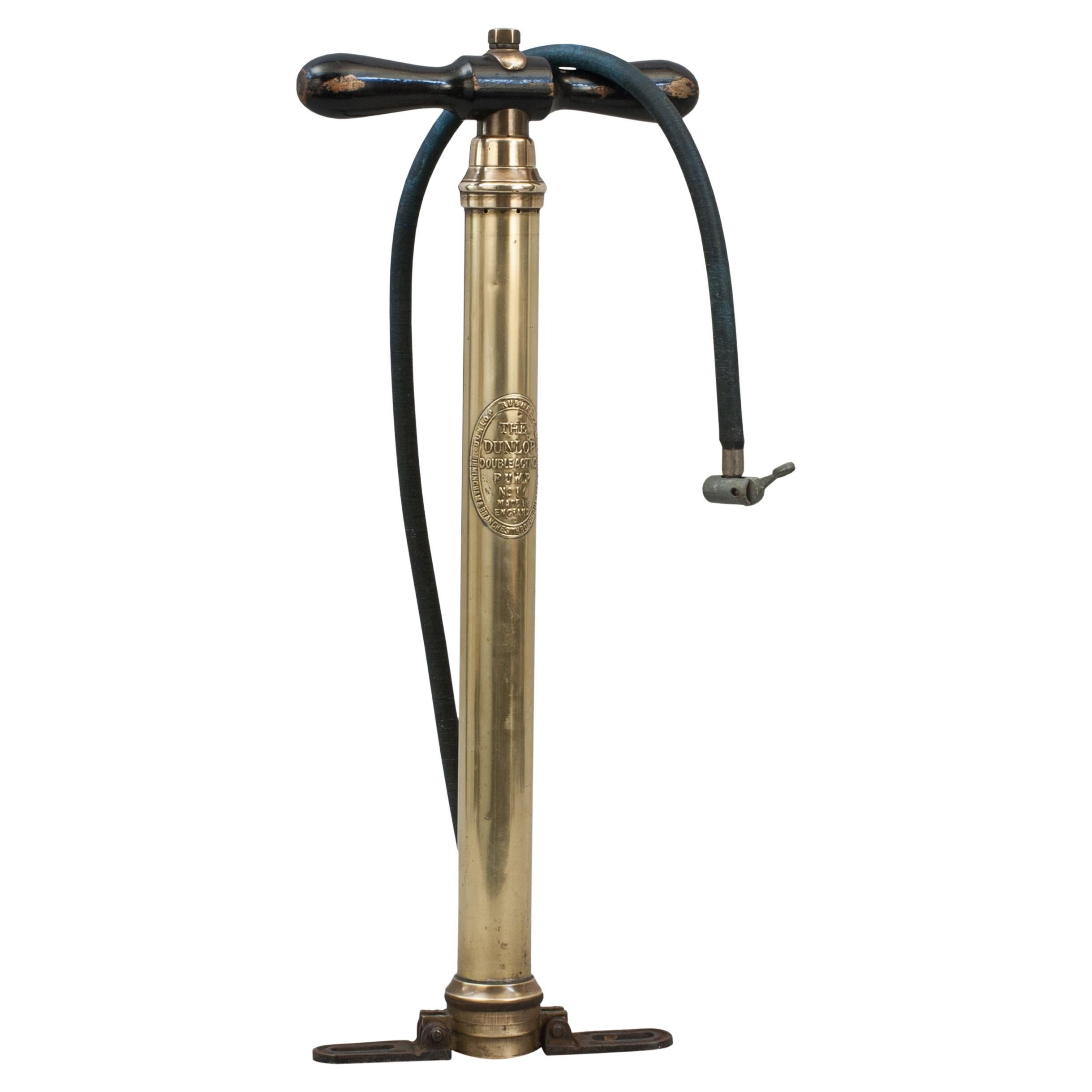 Antique, Dunlop Automobile Brass Pump For Sale at 1stDibs