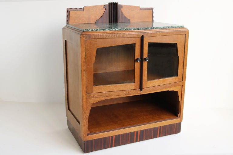 Antique Dutch Art Deco Amsterdam School 1920 Tea Cabinet / Display ...