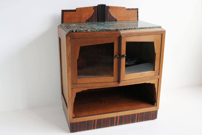 Antique Dutch Art Deco Amsterdam School 1920 Tea Cabinet / Display ...