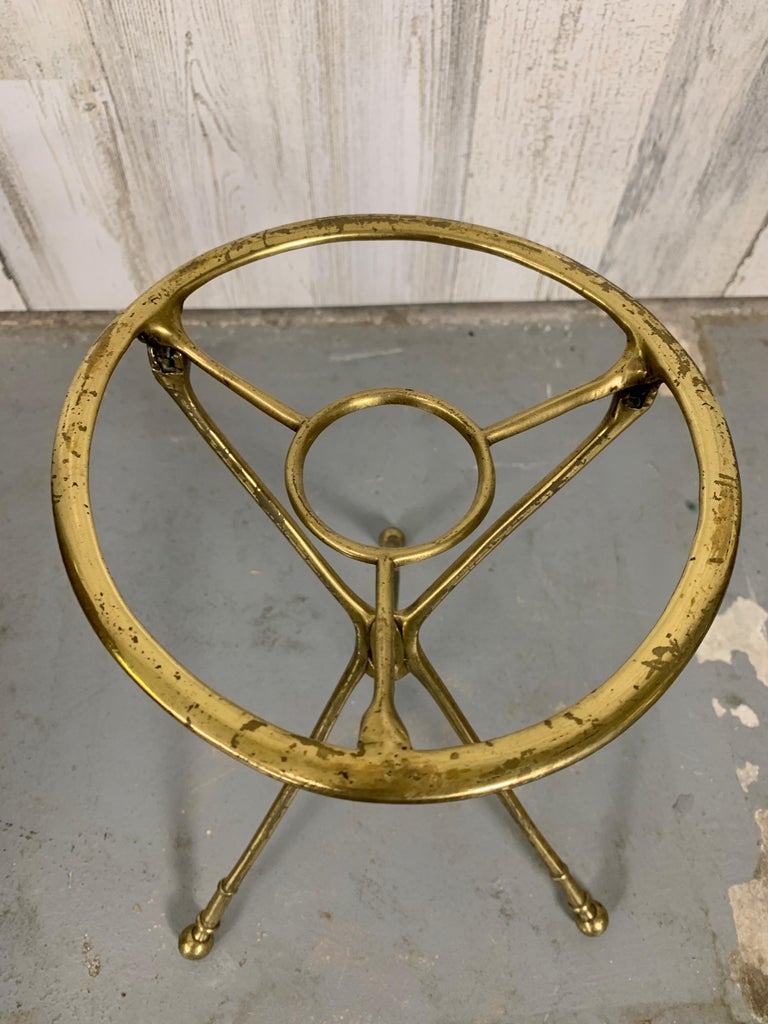 Antique Dutch Brass Coffee Pot and Trivet For Sale at 1stDibs