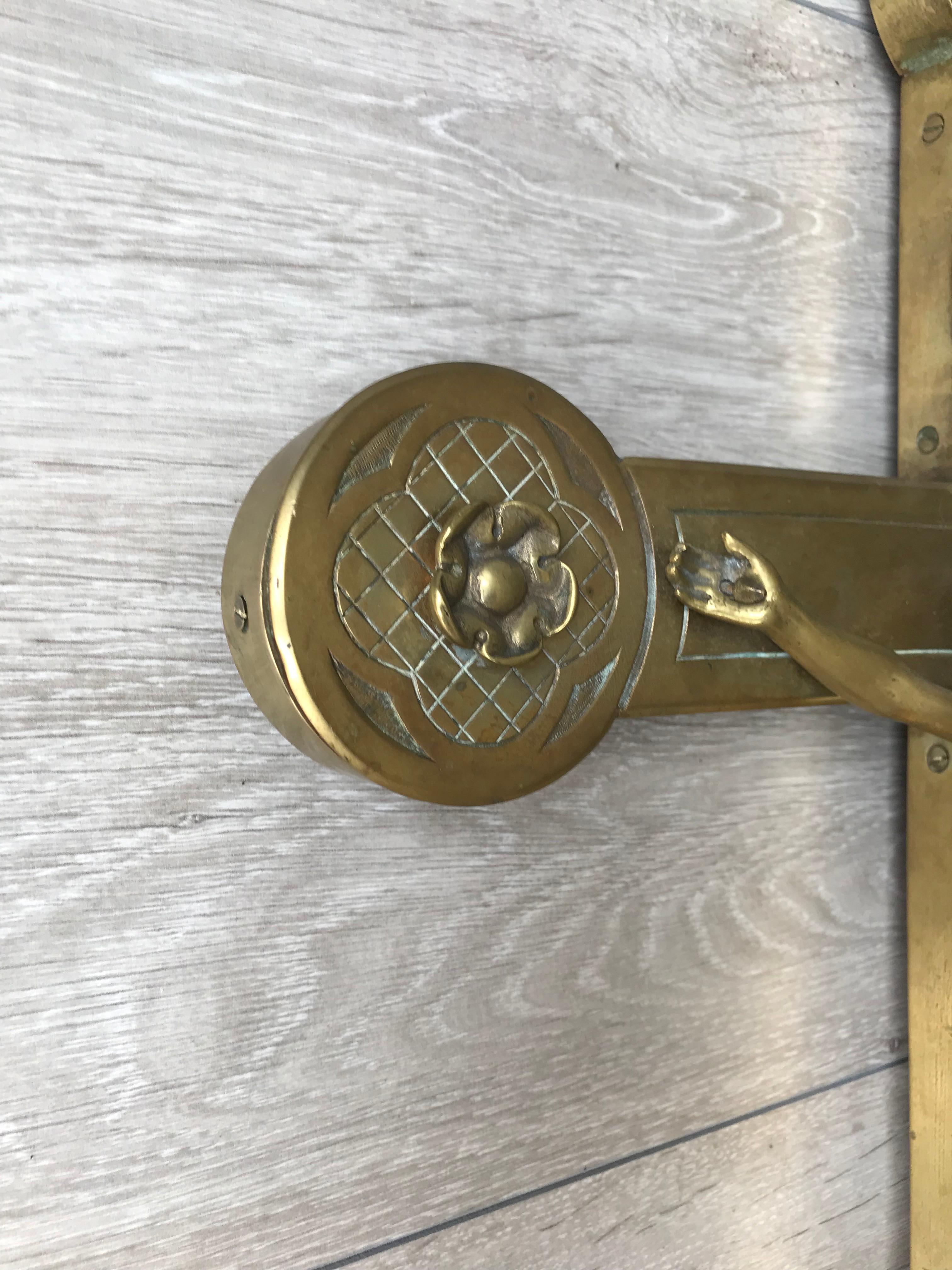 Antique Dutch Church Altar Crucifix with Bronze Corpus of Christ on ...