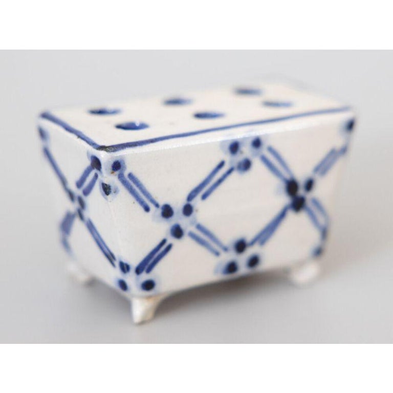 Antique Dutch Delft Faience Flower Brick For Sale at 1stDibs | faience ...