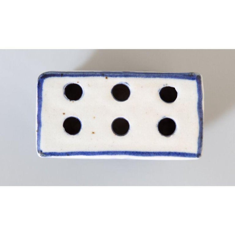 Antique Dutch Delft Faience Flower Brick For Sale at 1stDibs | faience ...