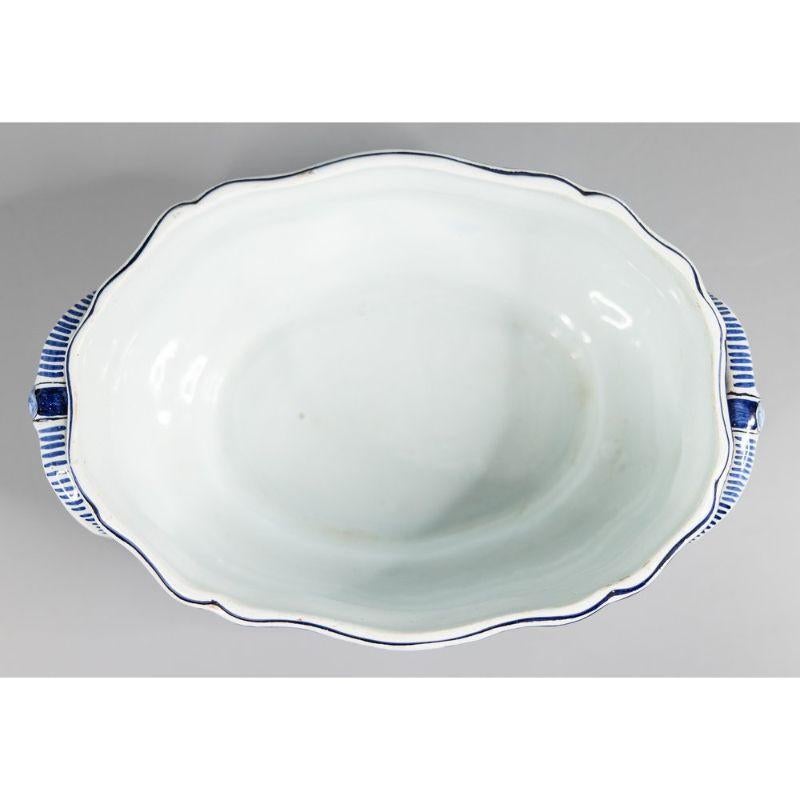 Antique Dutch Delft Faience Lidded Tureen with Platter at 1stDibs