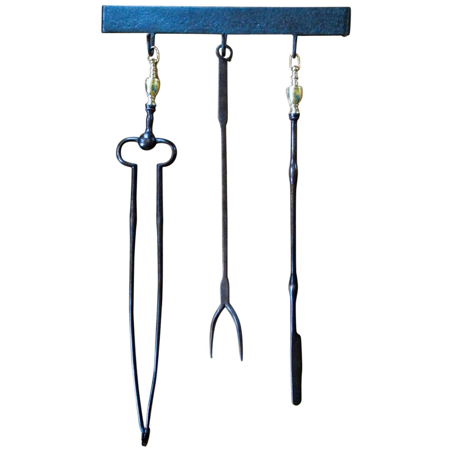 18th-19th Century Dutch Fireplace Tools or Fire Tools For Sale at 1stDibs