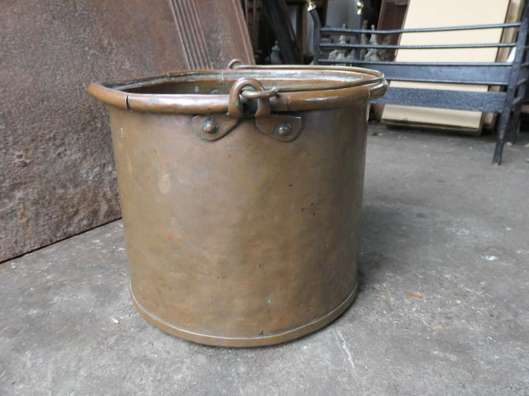 Antique Dutch Napoleon III Log Basket, 19th Century For Sale at 1stDibs