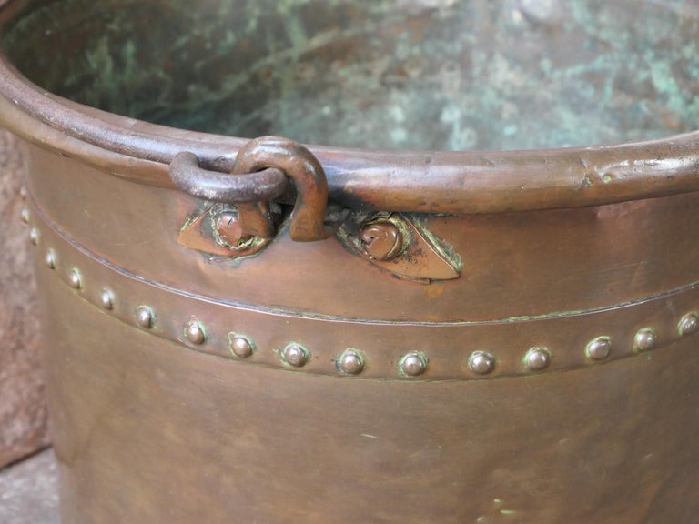 Antique Dutch Napoleon III Log Basket, 19th Century For Sale at 1stDibs