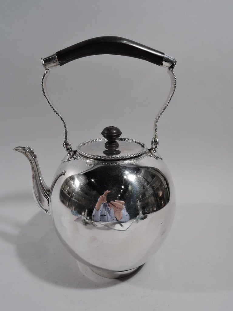 Antique Dutch Neoclassical Silver Teapot For Sale at 1stDibs