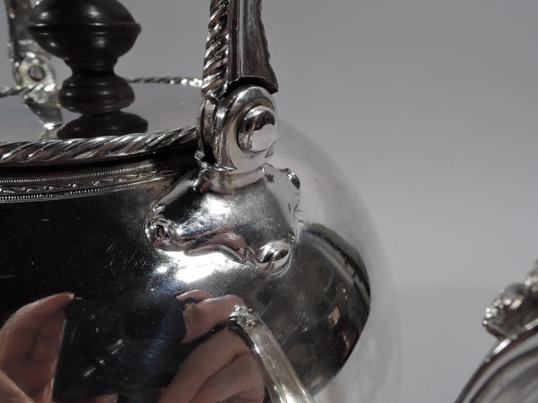 Antique Dutch Neoclassical Silver Teapot For Sale at 1stDibs