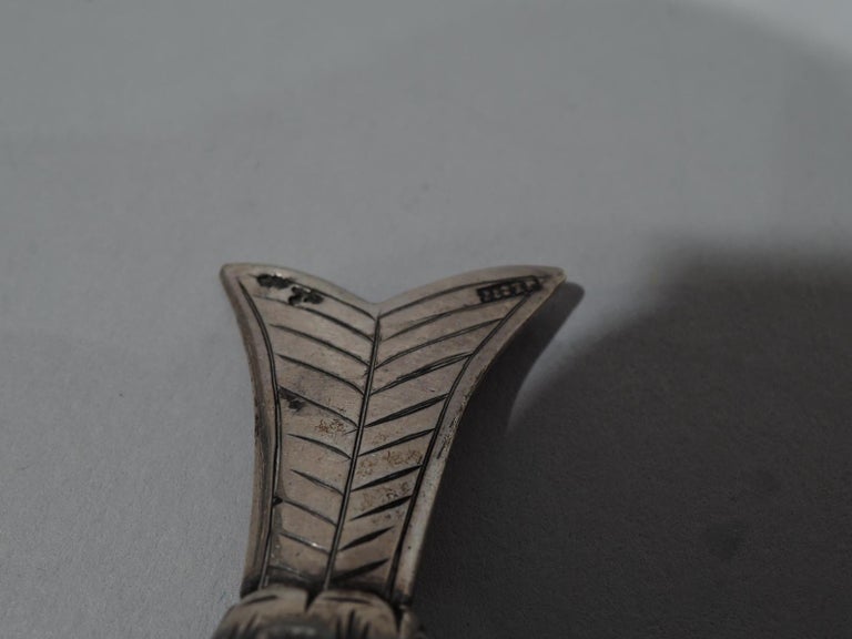 Antique Dutch Silver Articulated Fish Box with Slack-Jawed Mouth For ...