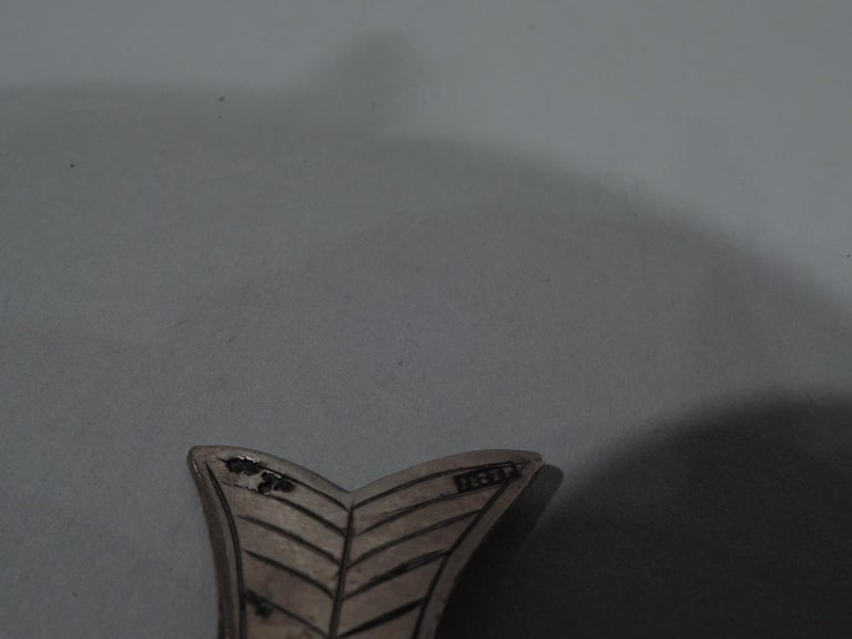 Antique Dutch Silver Articulated Fish Box with Slack-Jawed Mouth For ...