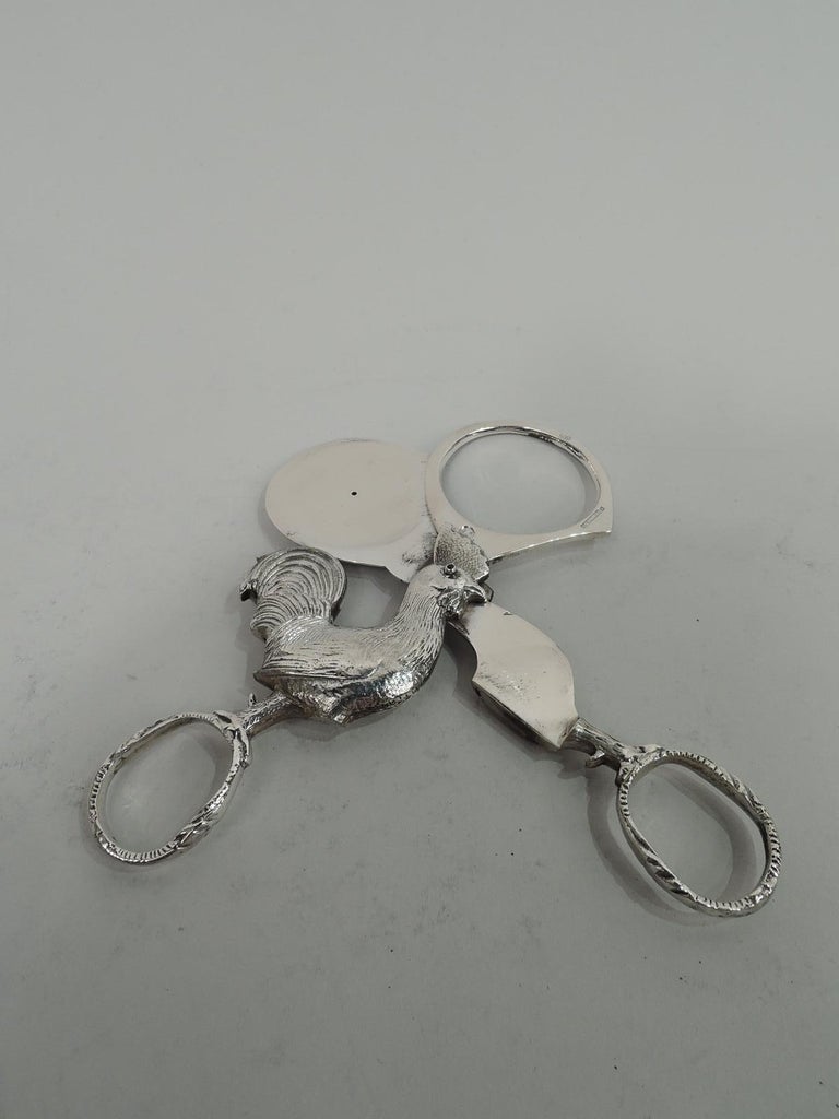 Antique Dutch Silver Mother Hen Soft-Boiled Egg Cutter For Sale at 1stDibs
