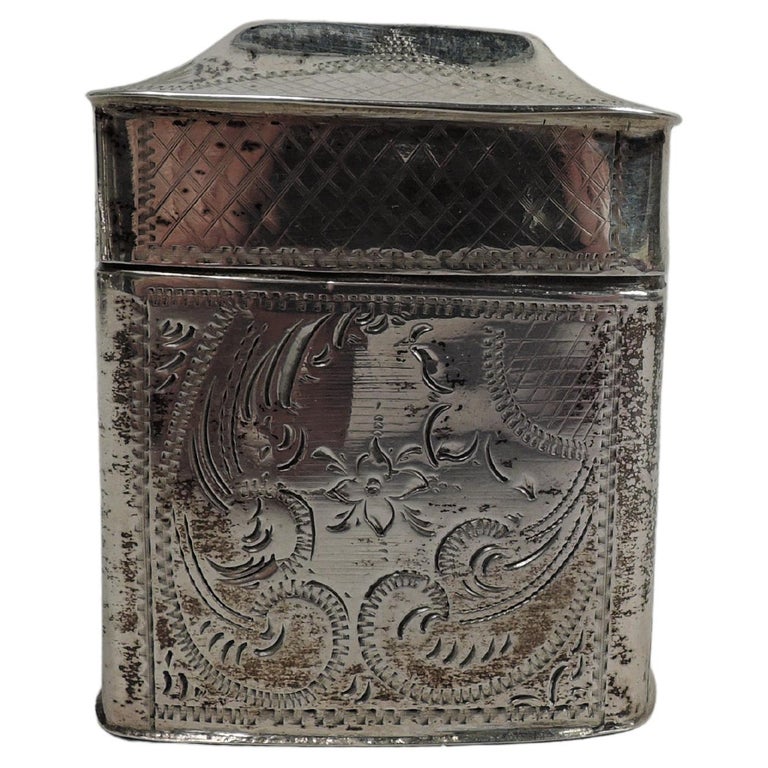 Antique Dutch Silver Peppermint Box For Sale at 1stDibs