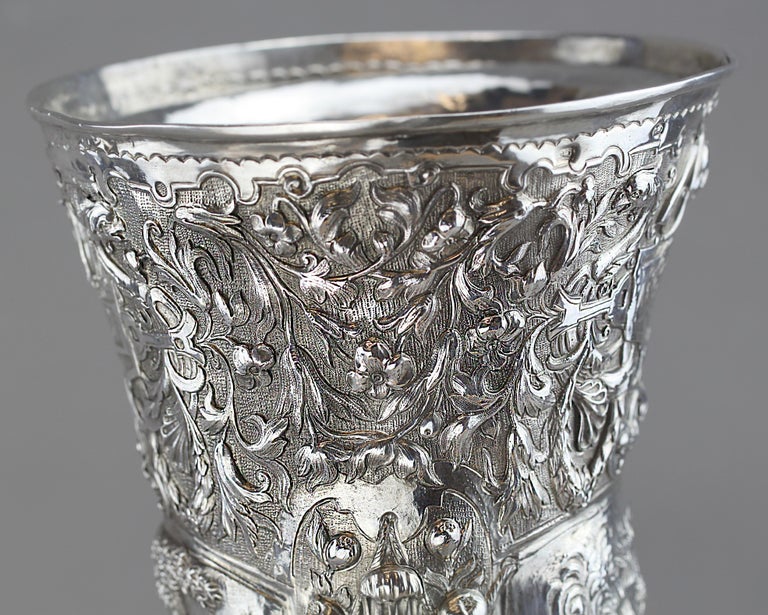 Antique Dutch Silver Vase, Netherlands, Late 19th Century at 1stDibs