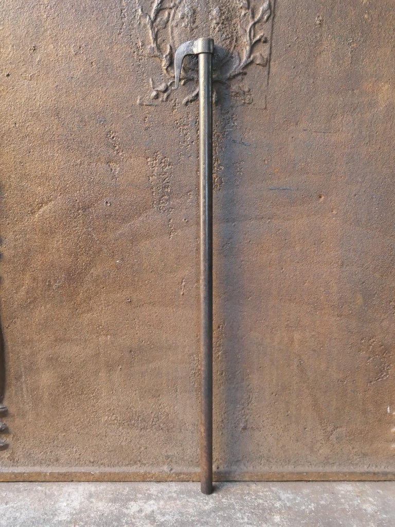 Antique Dutch Wrought Iron Blow Poker, 18th-19th Century For Sale at ...
