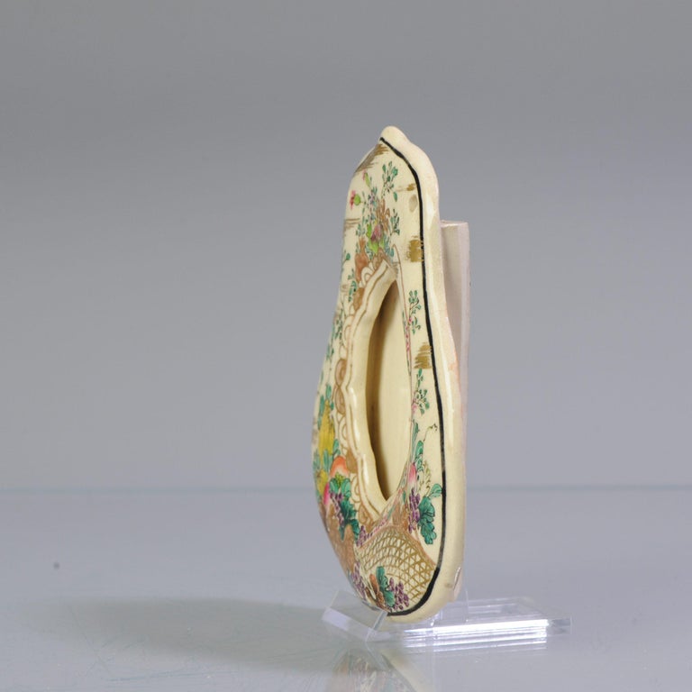 Antique Early 1900s Japanese Kinkozan Satsuma Picture Frame Japan ...