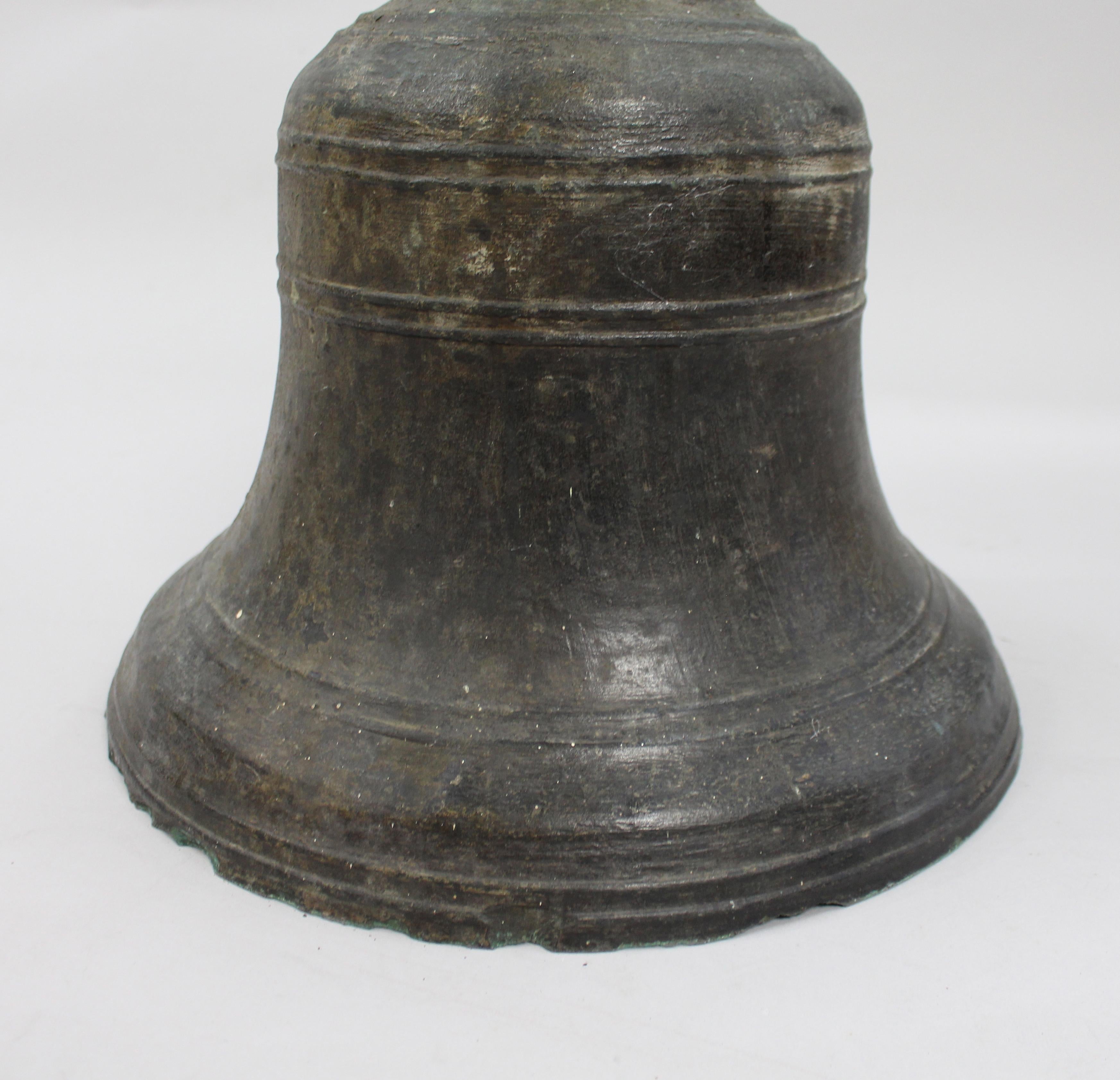 Antique Early 19th C. Bronze Bell, 1805 For Sale at 1stDibs