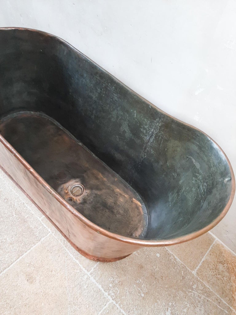 Antique Early 19th Century French Empire Copper Bathtub at 1stDibs