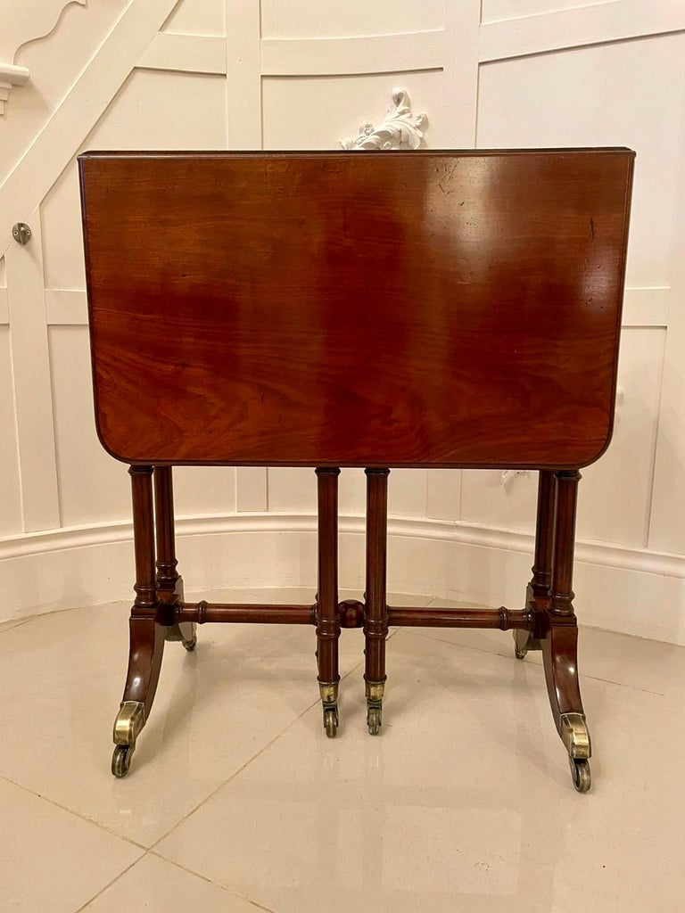 Antique Early 19th Century George III Mahogany Spider Leg Drop-Leaf ...
